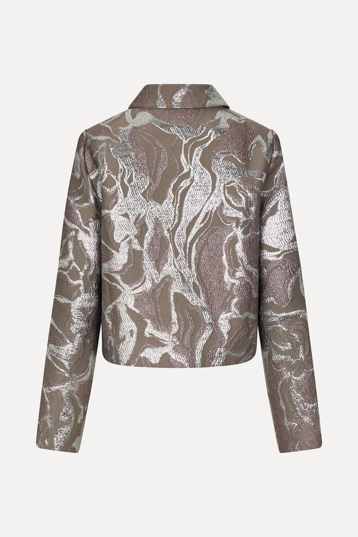 Boxy Straight Jacket - Abstract Foliage - Stine Goya UK