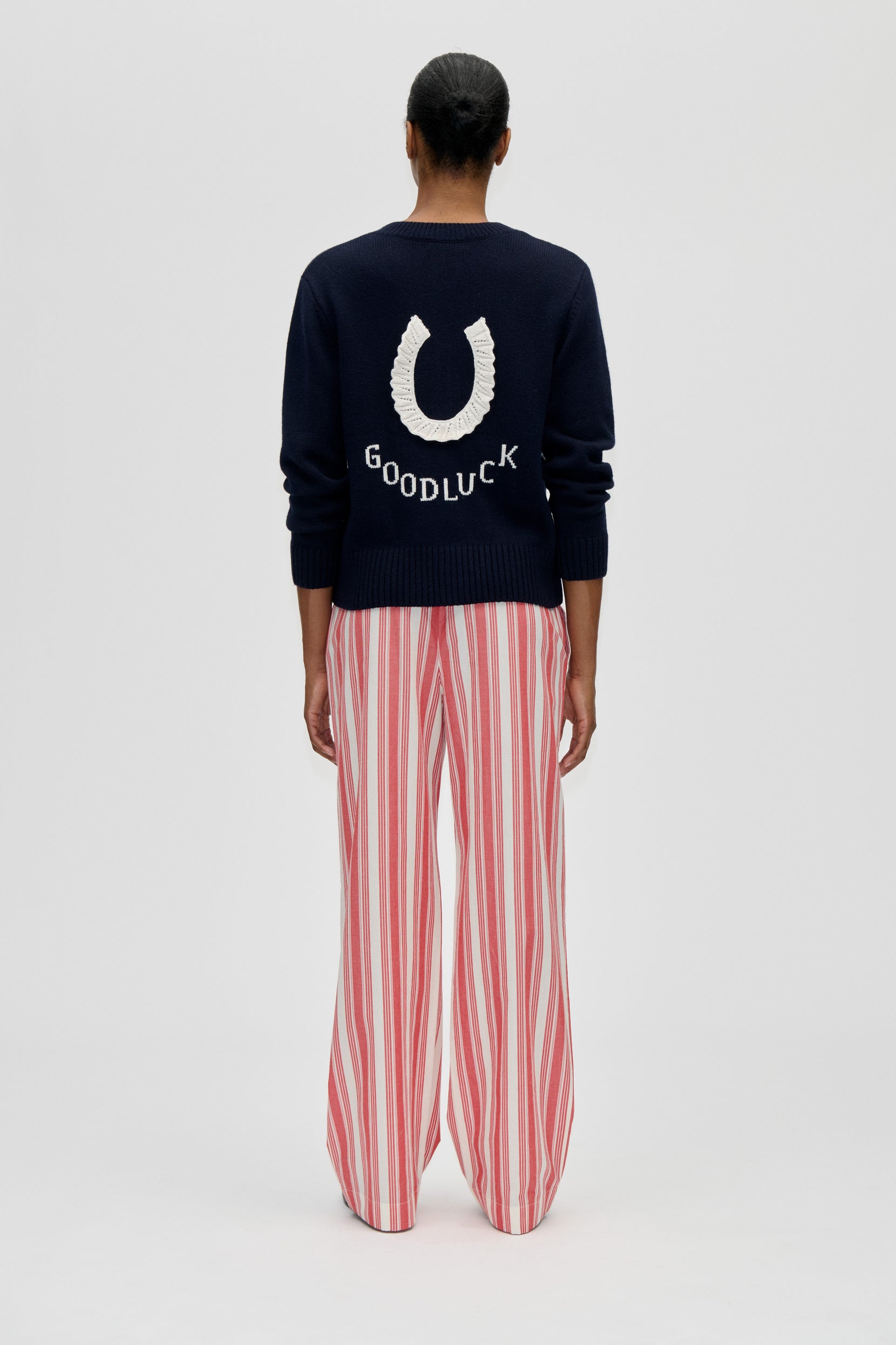 Gathered Boxer Pants - Scarlet Trot - Stine Goya UK