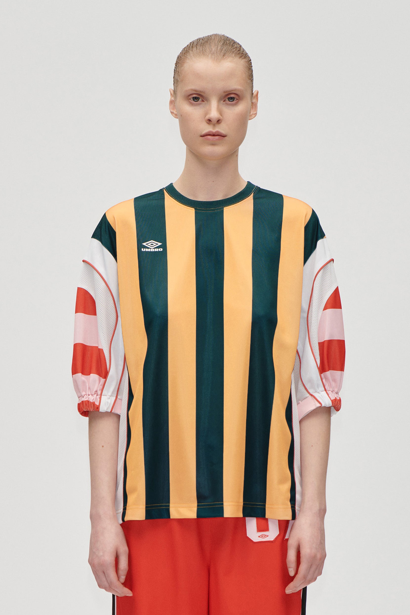 Jersey Snap Tee - Multi Stripes - Stine Goya UK
