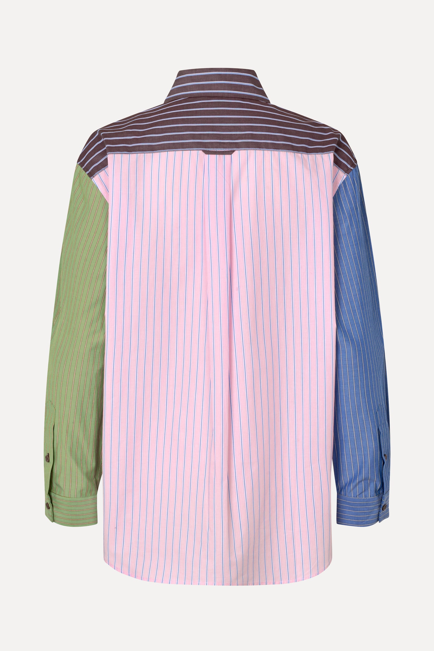 Pocket Oversized Shirt - Multistripes Mix - Stine Goya UK