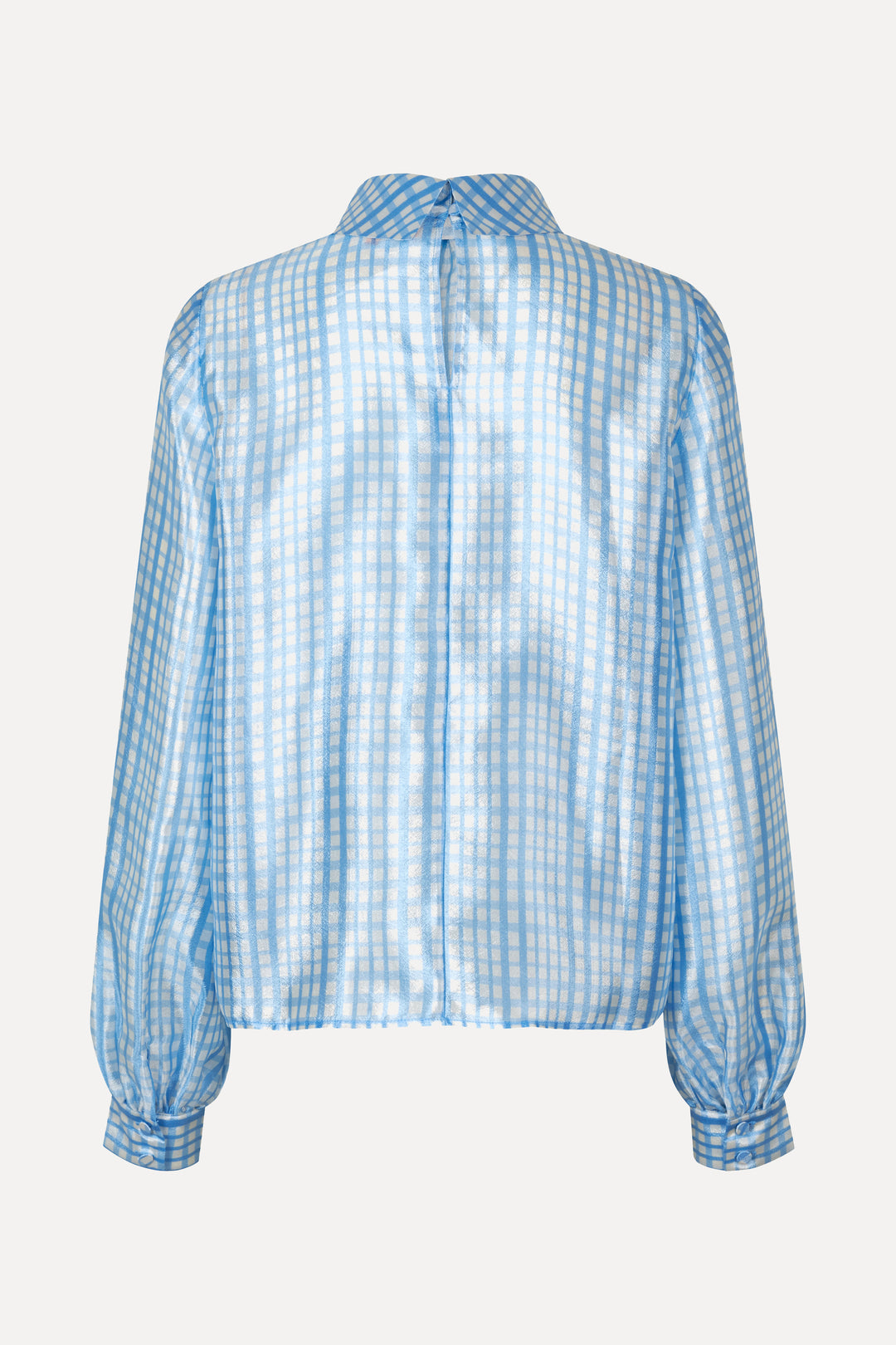 SGAshley Blouse - Blue Check - Stine Goya UK