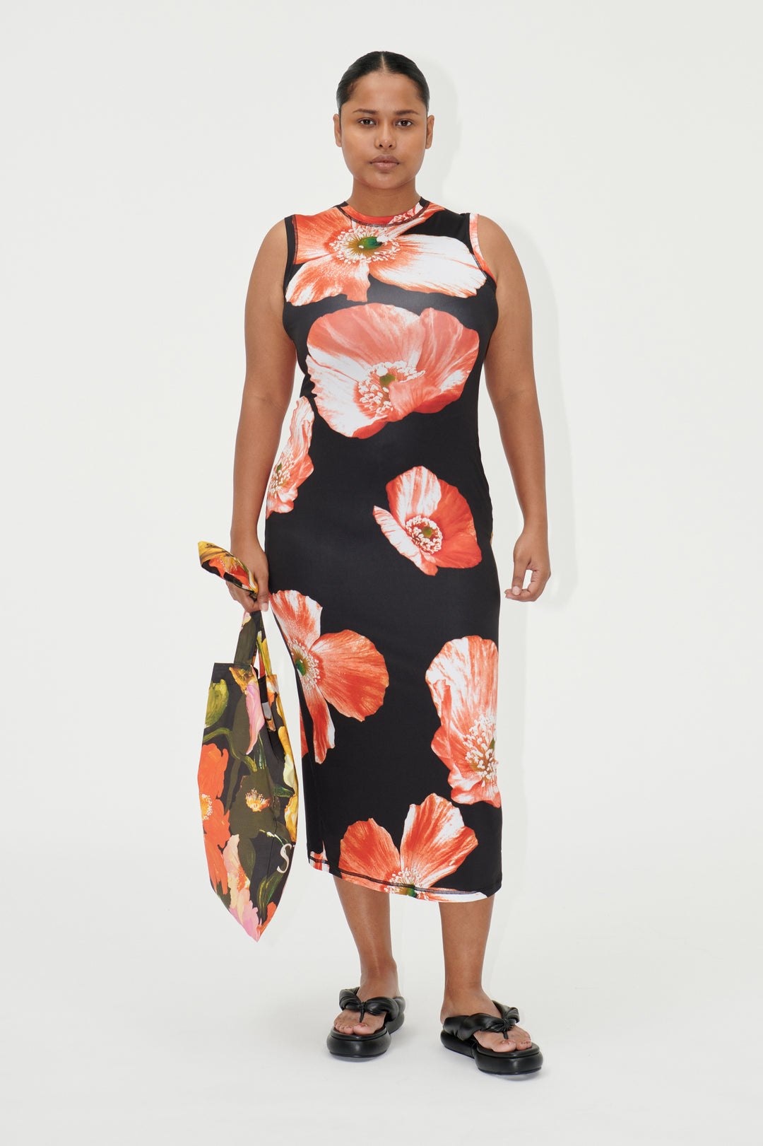 SGDanya Dress - Opium Poppies - Stine Goya UK