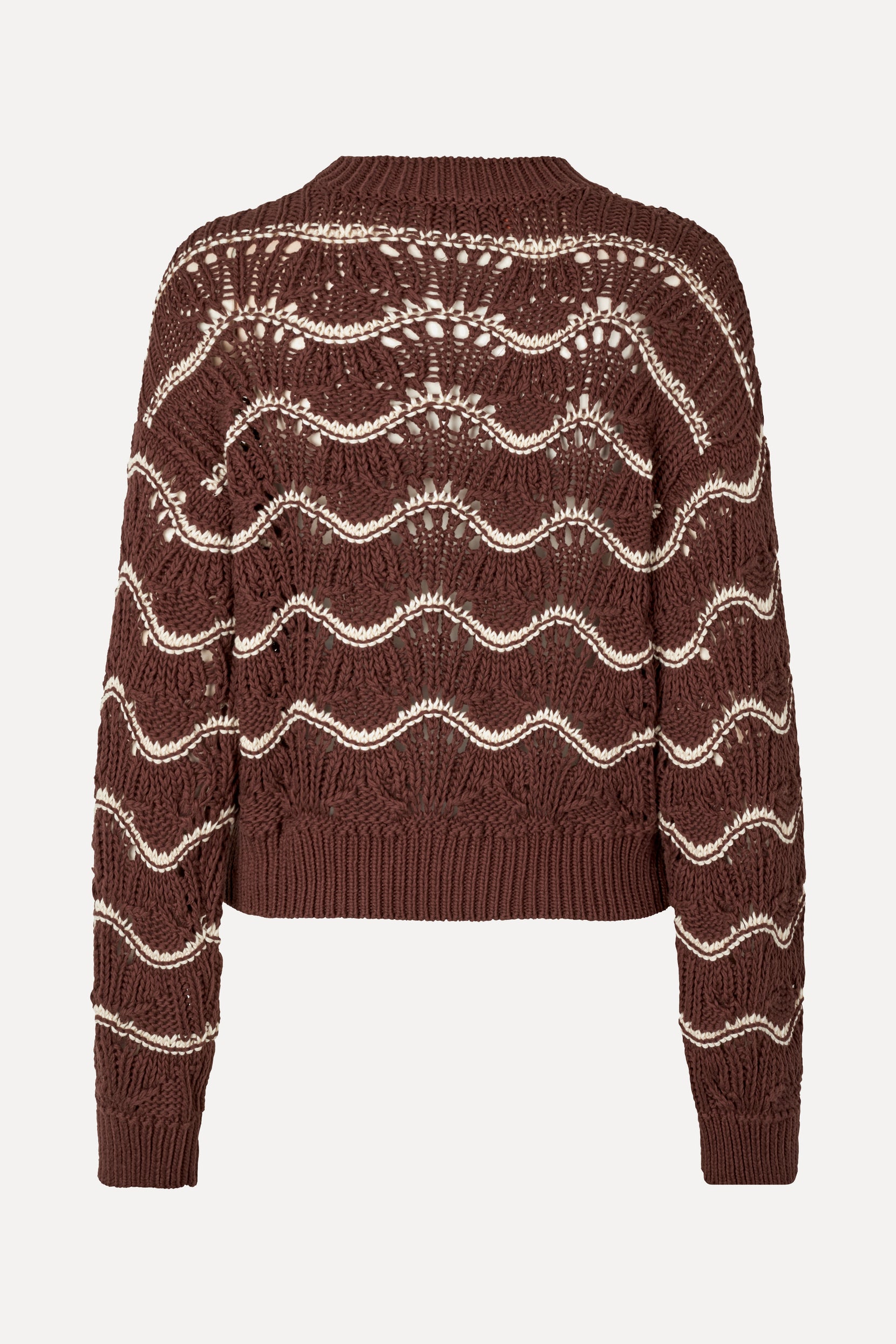 SGDirch Jumper - Cream Waves - Stine Goya UK