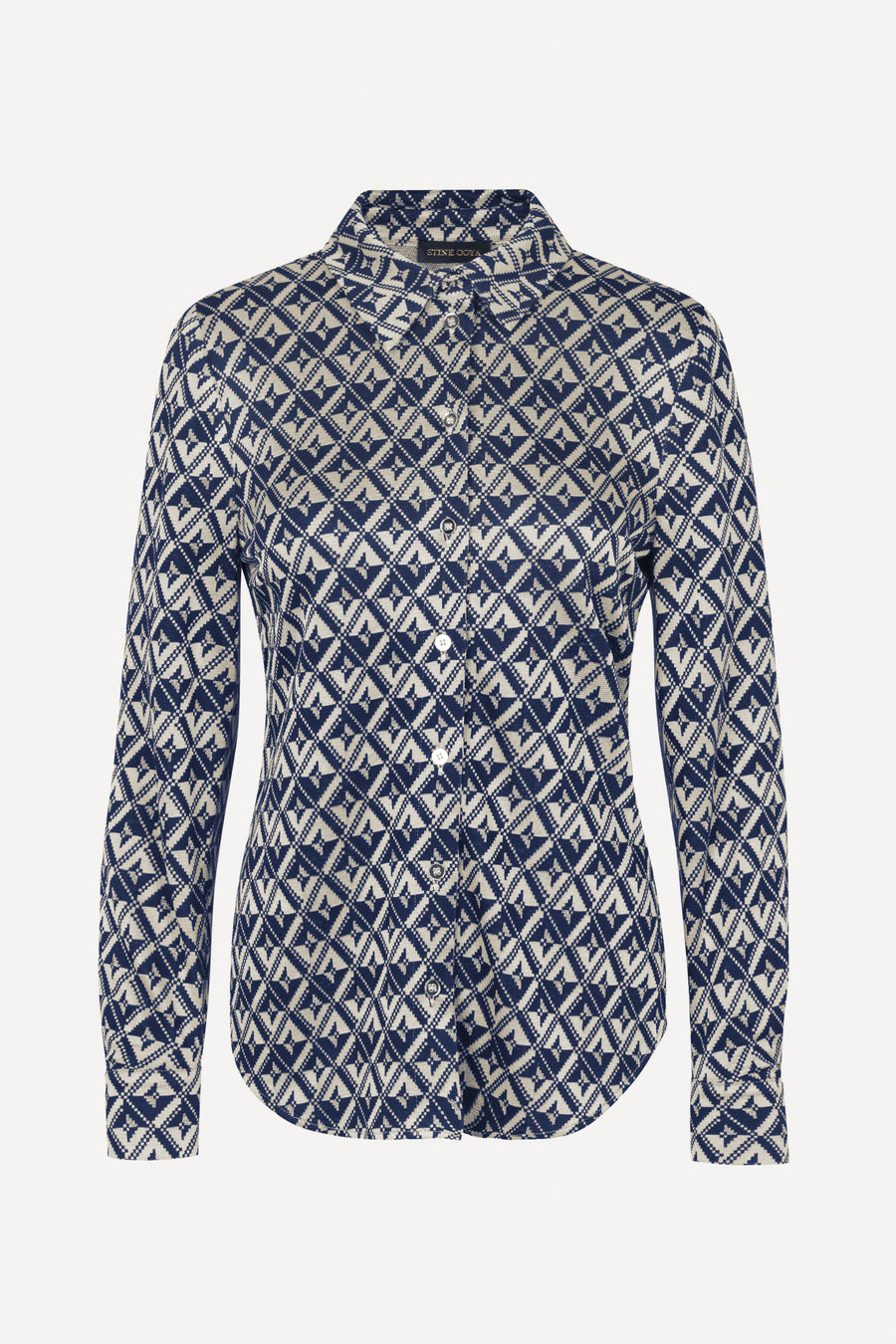 Sabina Shirt - Pixelated Rhombus - Stine Goya UK