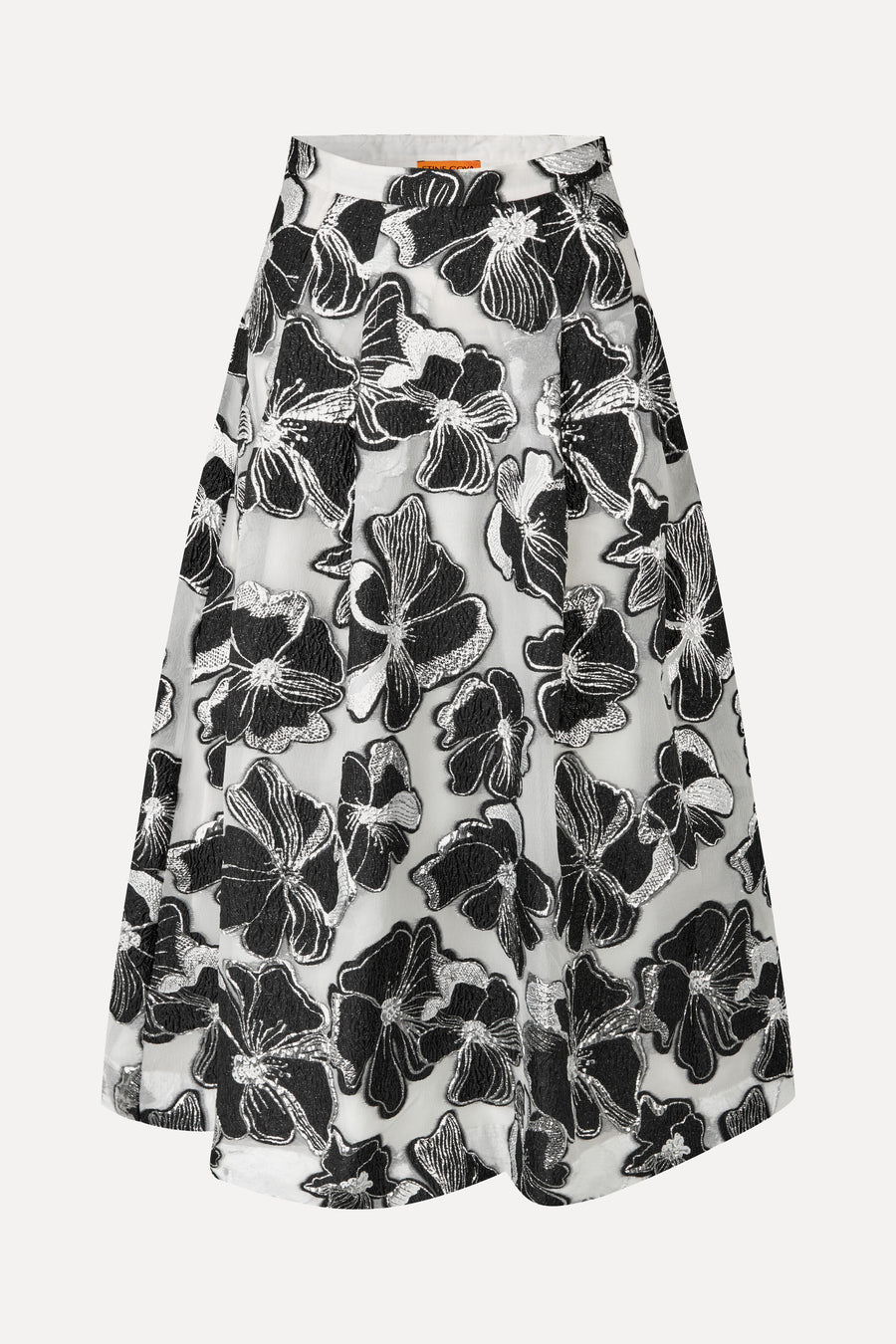 Voluminous Midi Skirt - Anemone Jacquard - Stine Goya UK